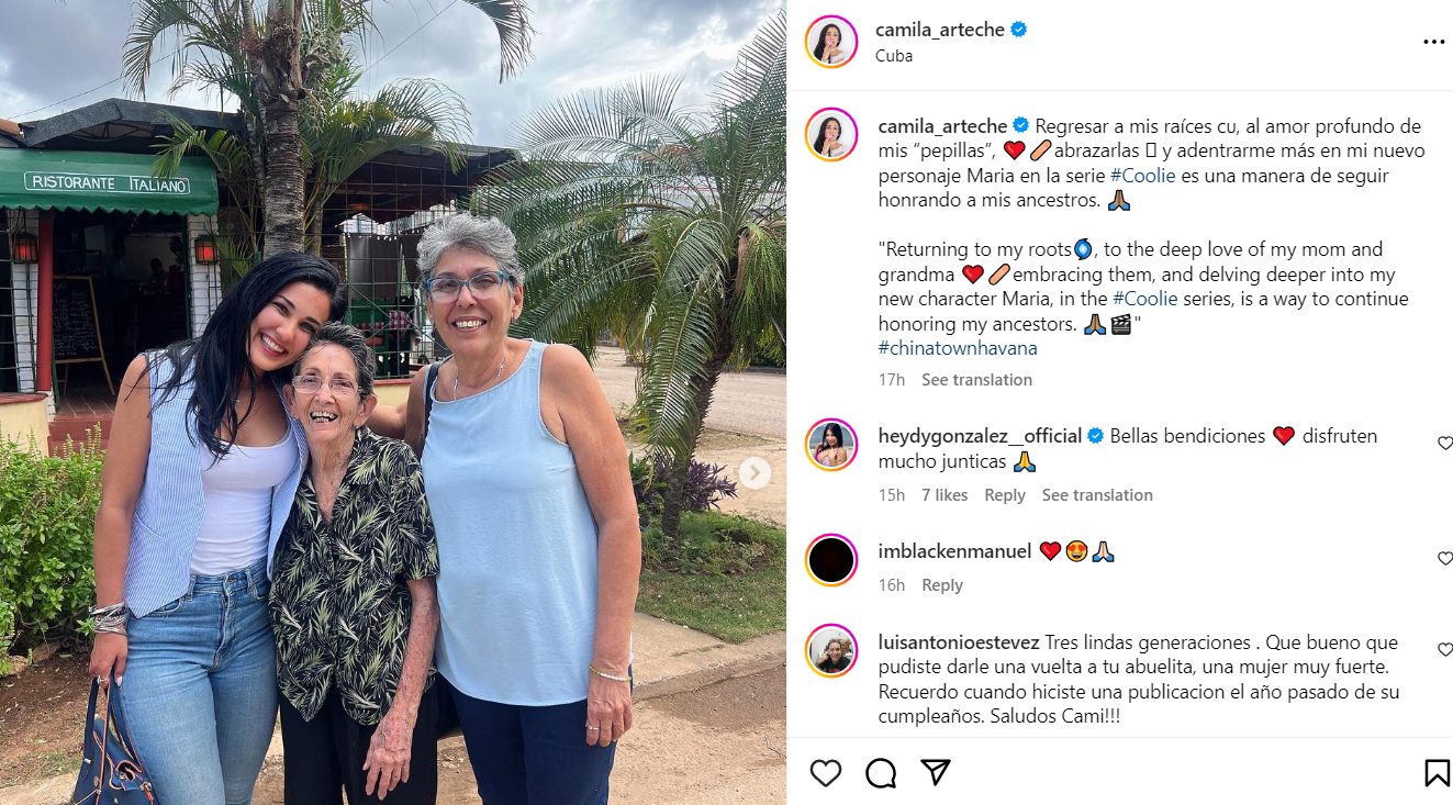 Camila Arteche regresa a Cuba