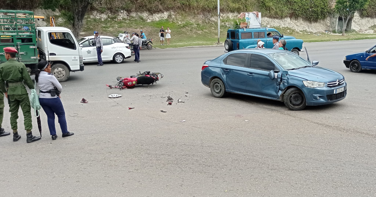Accidente En Vía Blanca Deja A Un Cubano Lesionado