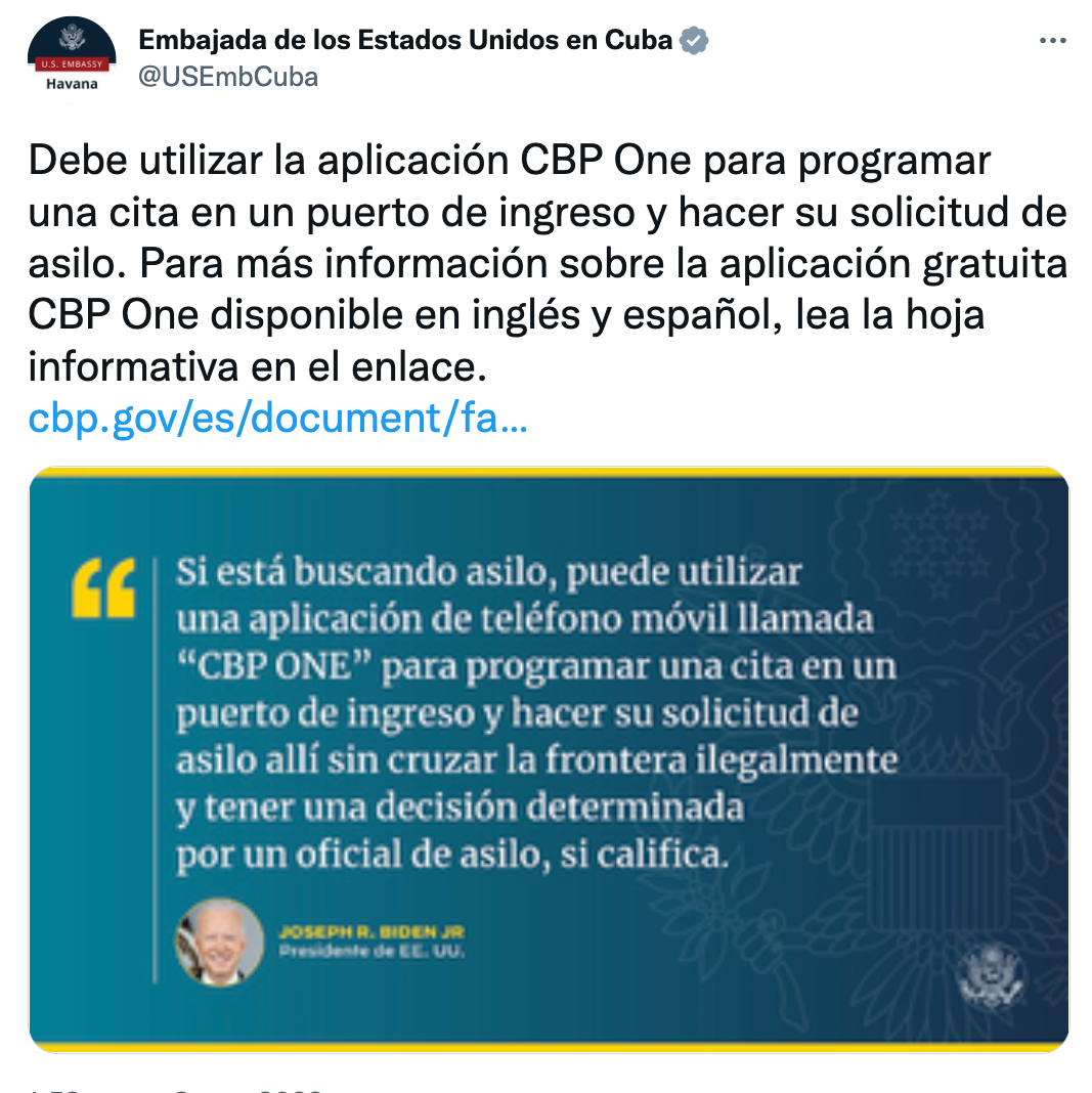 Estados Unidos explica cómo solicitar asilo de manera excepcional en la ...