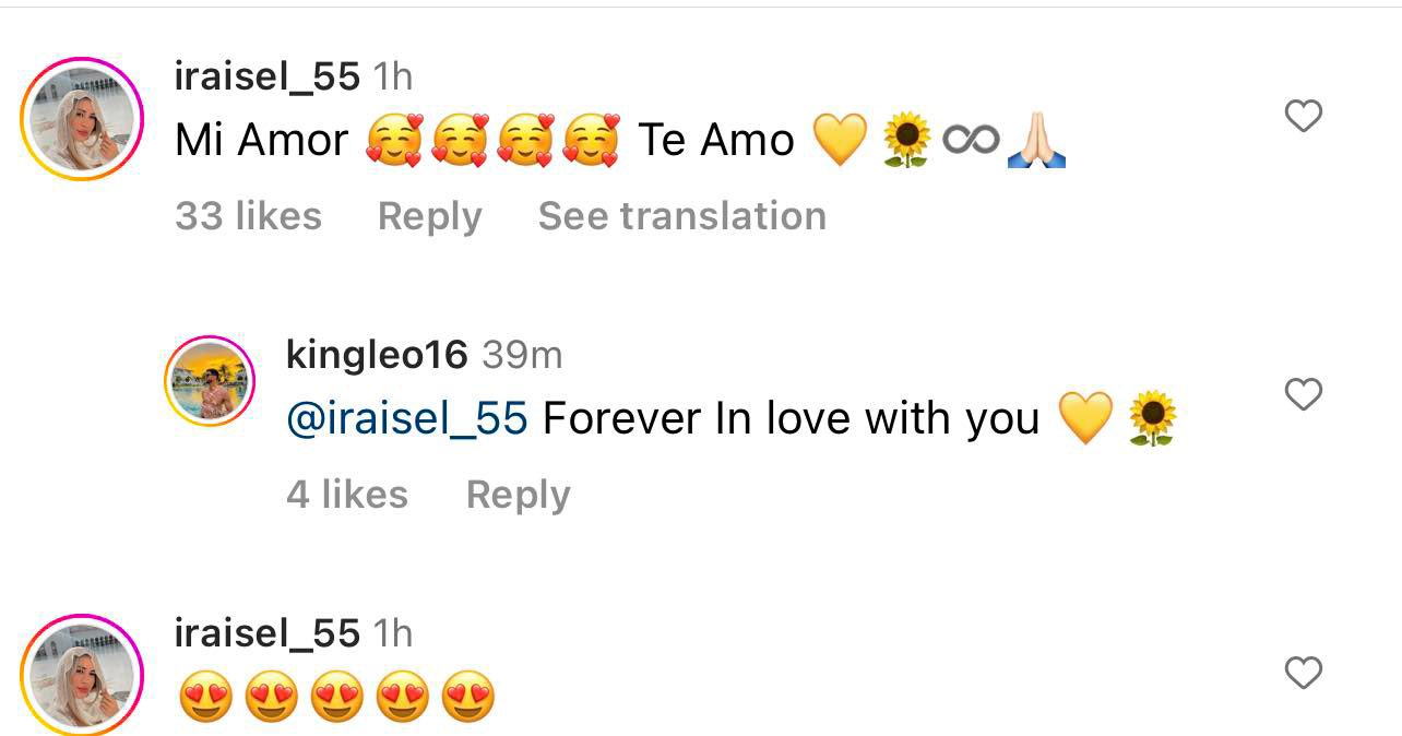 King Leo se tatúa el nombre de su novia, la influencer cubana Iraisel ...